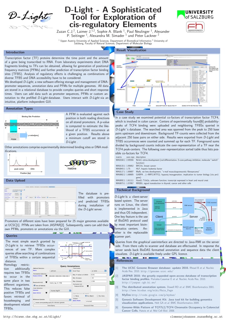 Conference Poster | Protein Bioinformatics